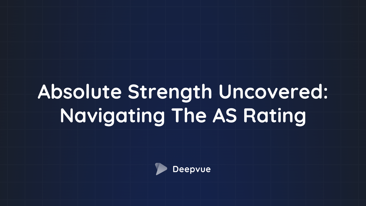 The Deepvue RS Rating: Capitalize On Relative Strength | Deepvue