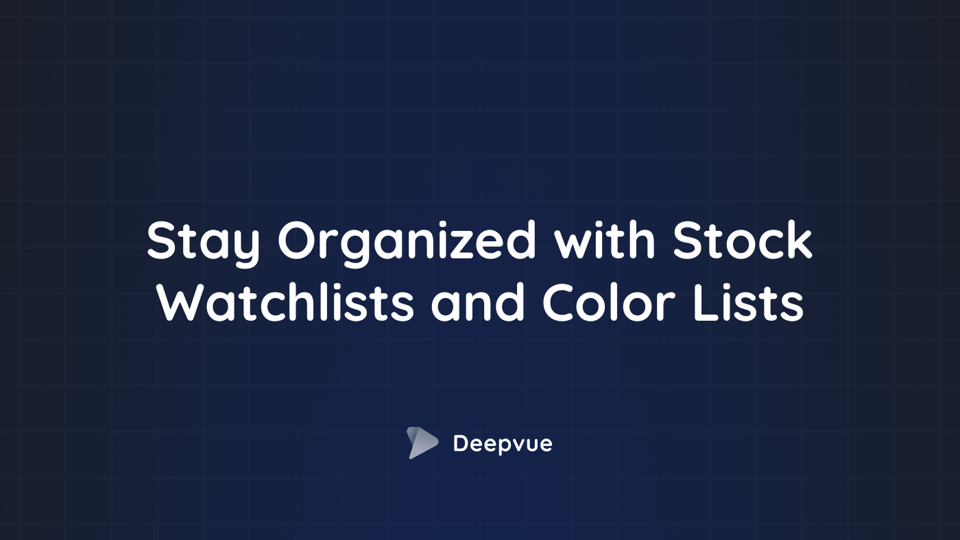 Category: Dashboard - Deepvue