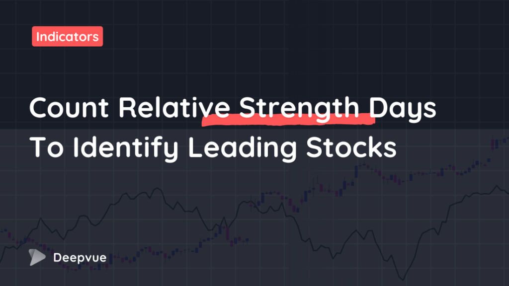 Count Relative Strength Days To Identify Leading Stocks | Deepvue