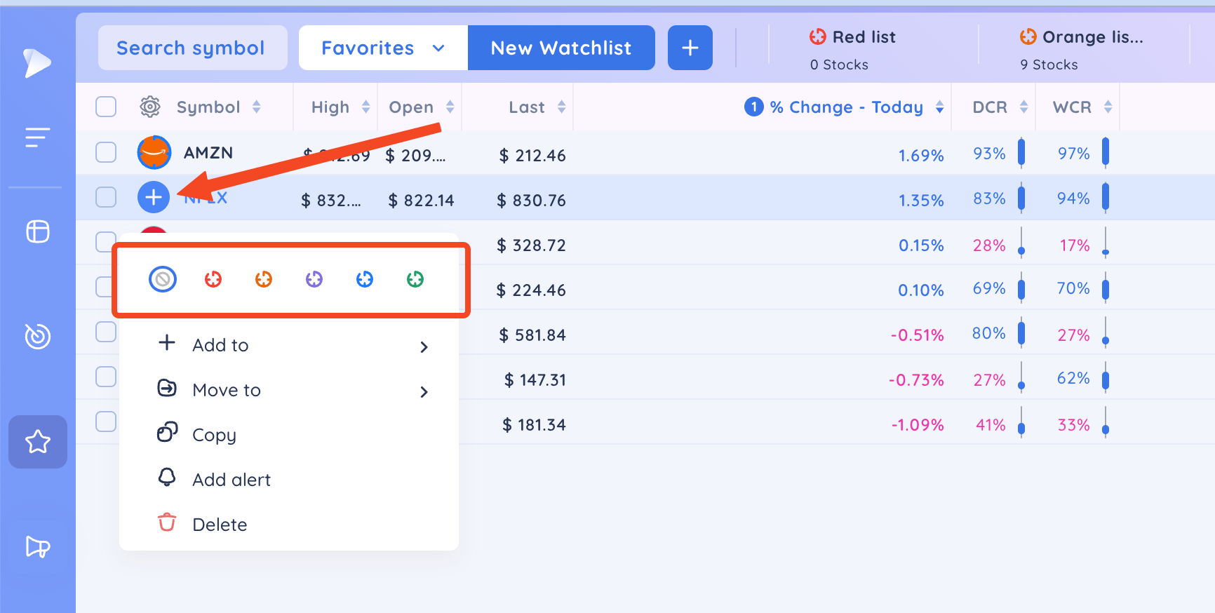 Target Lists | Deepvue