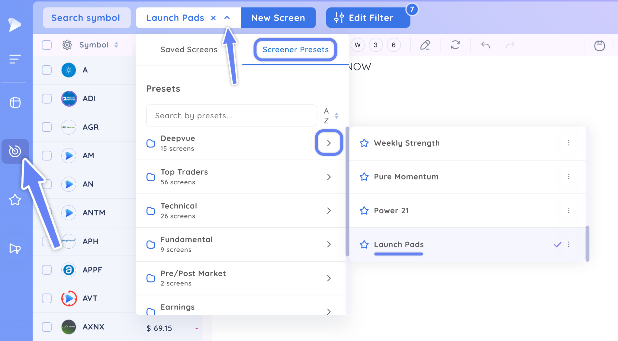 The Launch Pad Setup: Your Guide to Early Stock Entry | Deepvue