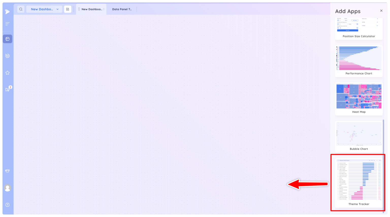 Theme Tracker App | Deepvue