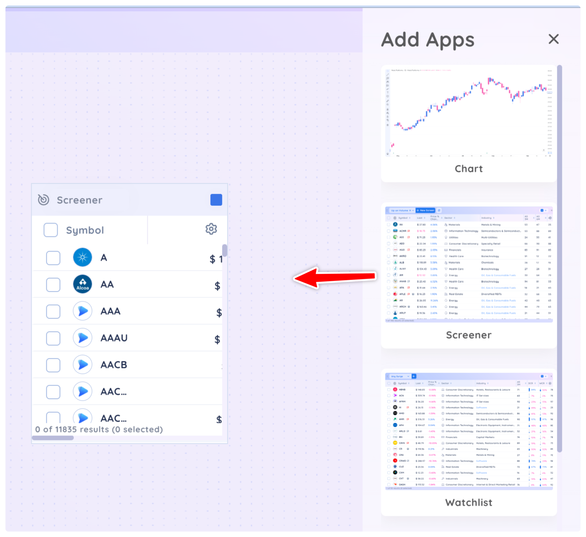 Screener App | Deepvue