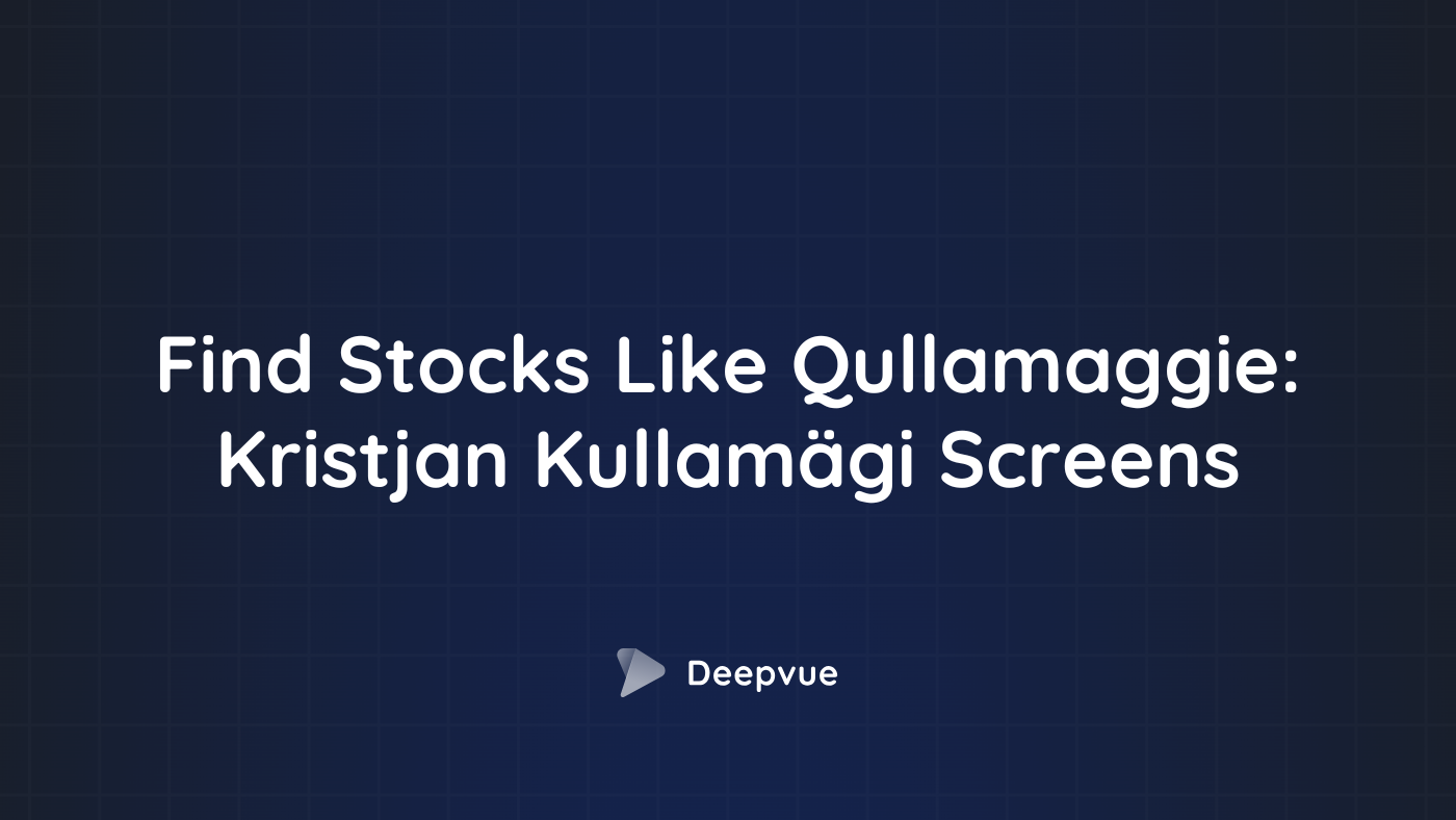 5 Screens To Find Top Breakout Stocks | Deepvue