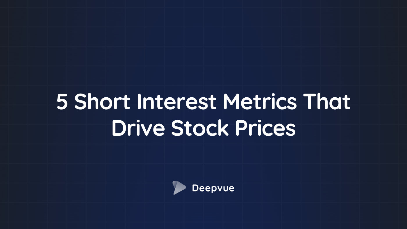 5 Short Interest Metrics That Drive Stock Prices