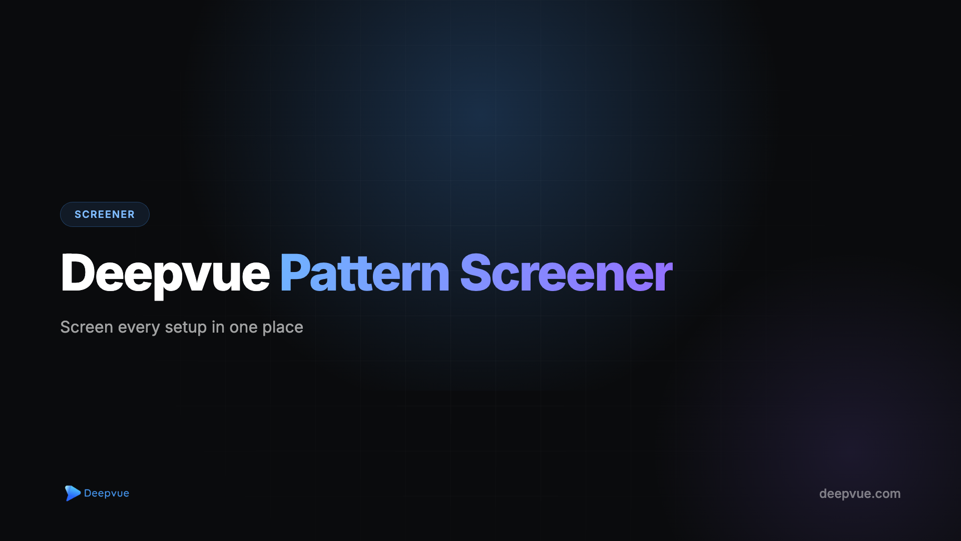 Chart Pattern Screener: Stock Screener by Pattern | Deepvue